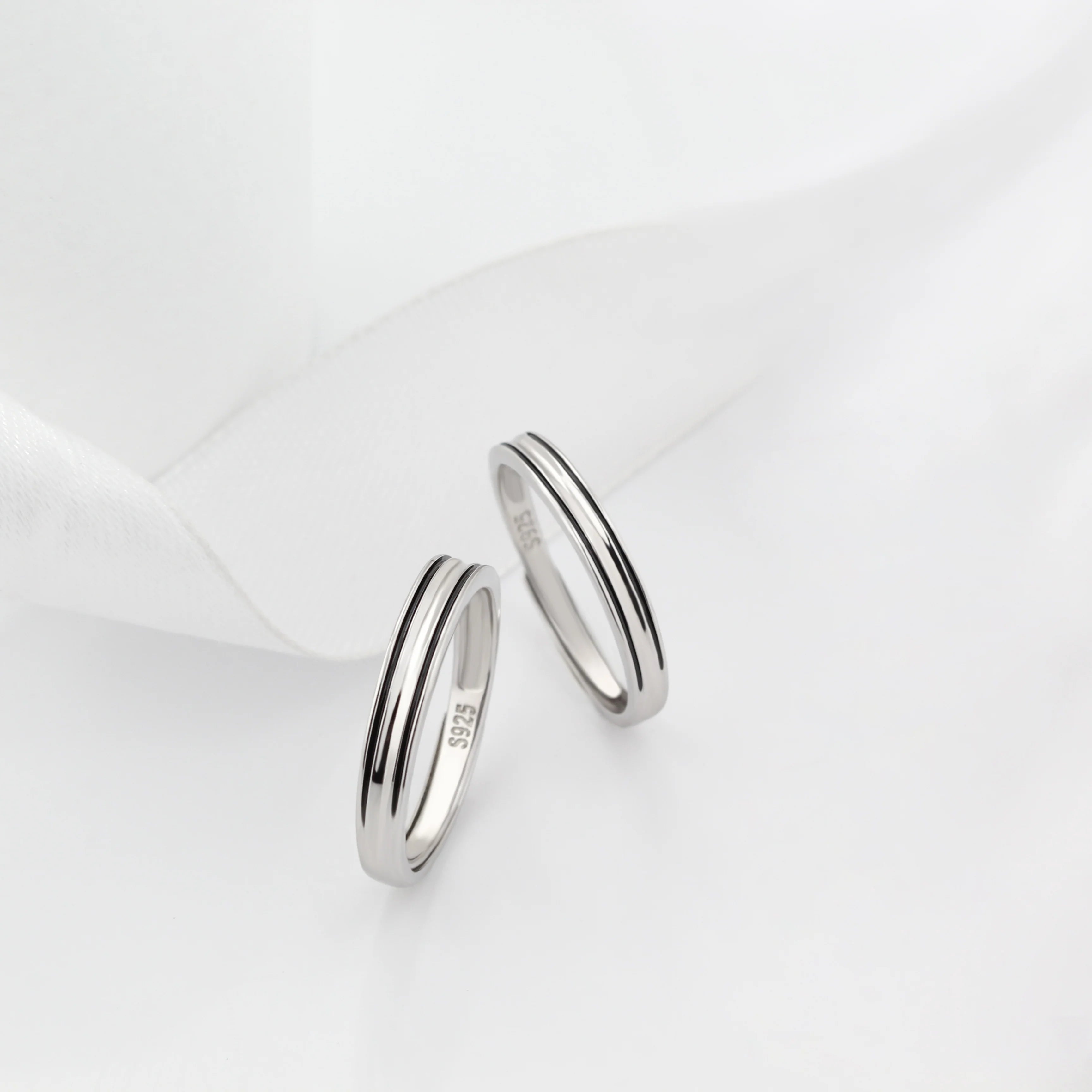 Silver Couple Ring Silver Ring for Couples – Zevrr