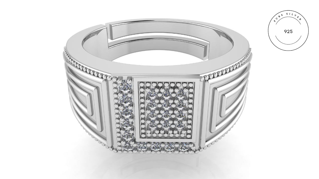 Silver Ring for Boys and Men Silver Ring – Zevrr
